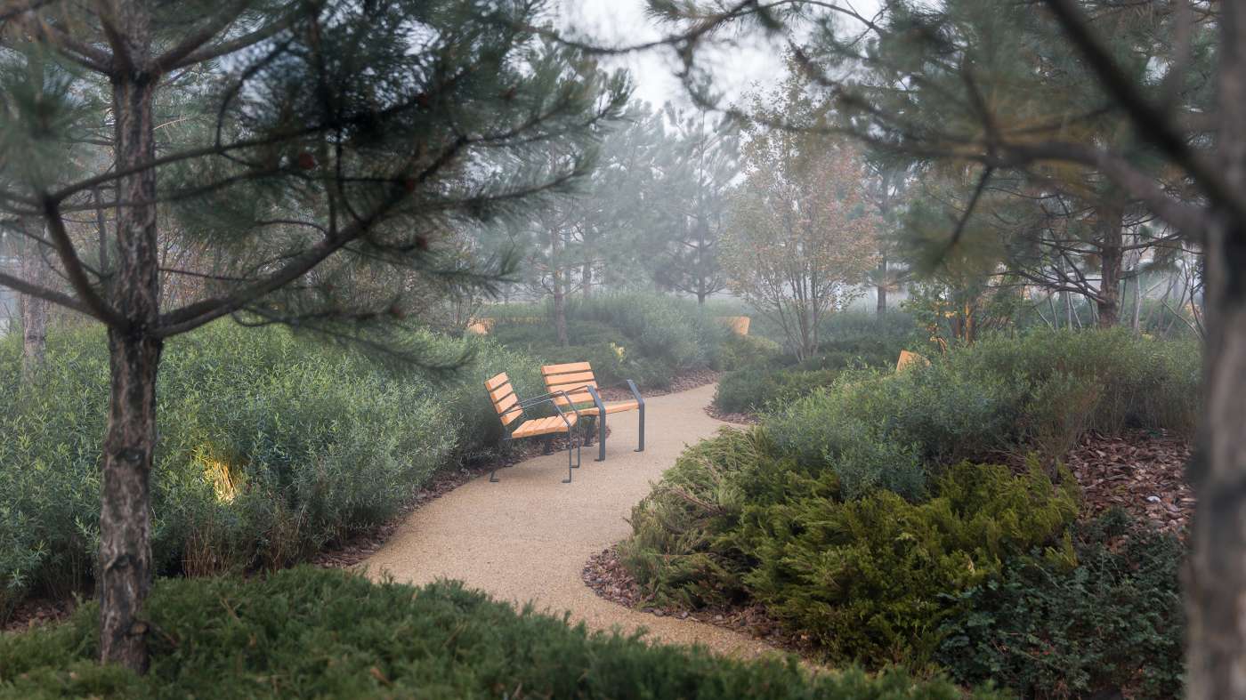 Tetris Hall – Podium Landscape - KOTSIUBA Landscape Architecture