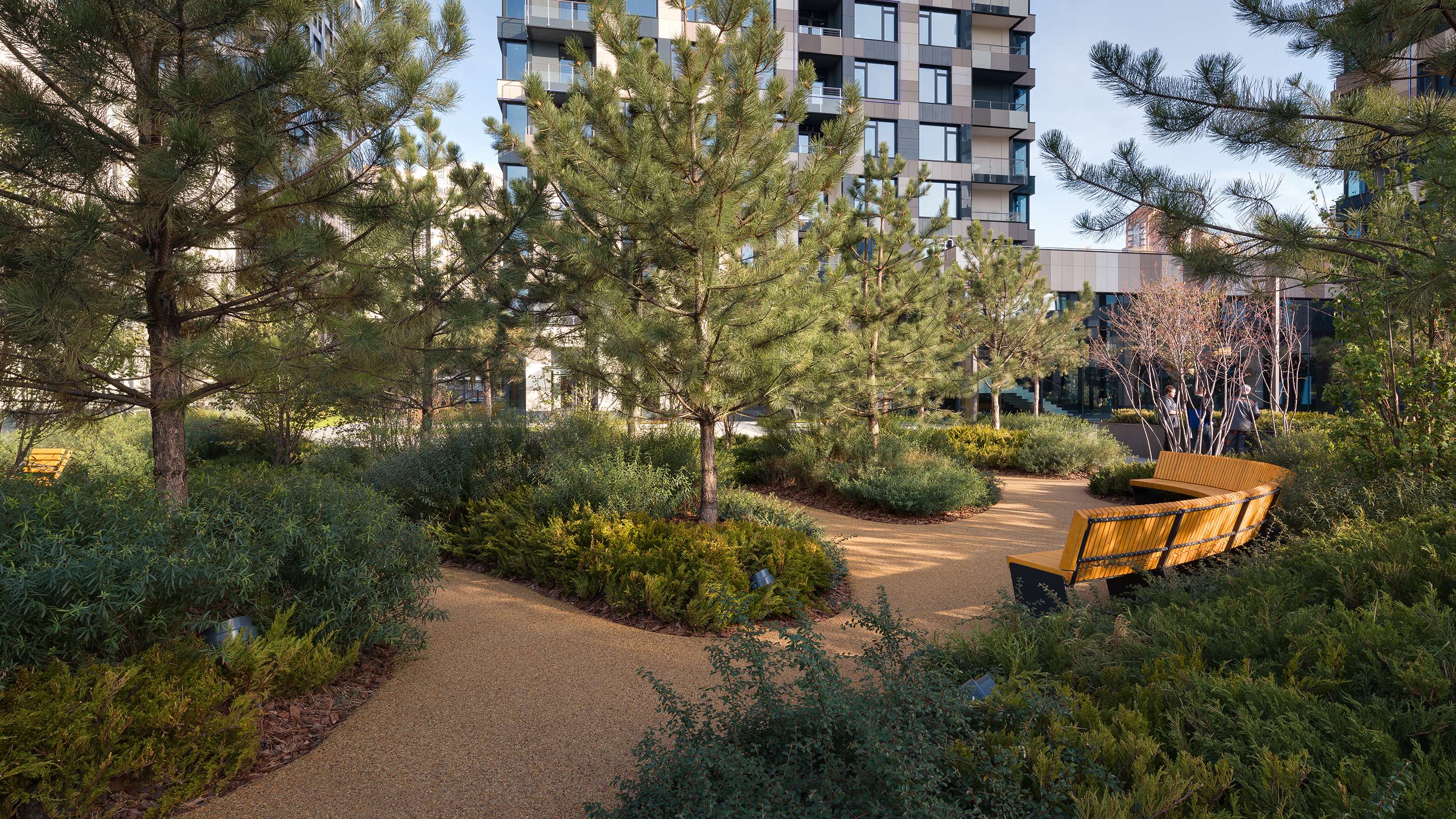 Tetris Hall – Podium Landscape - KOTSIUBA Landscape Architecture