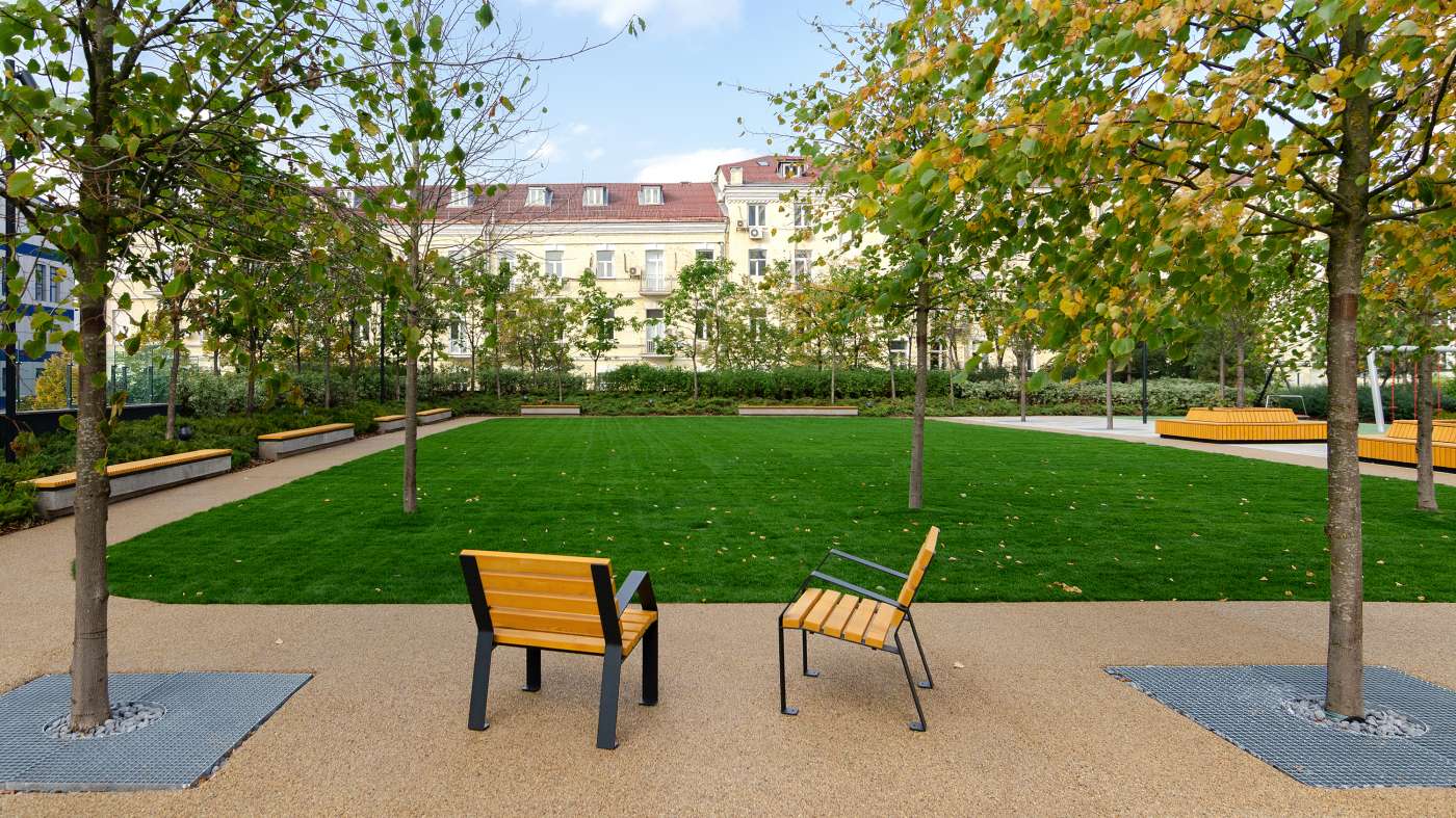 Tetris Hall – Podium Landscape - KOTSIUBA Landscape Architecture